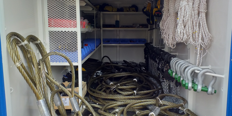 Modification of Container with Equipment Installation